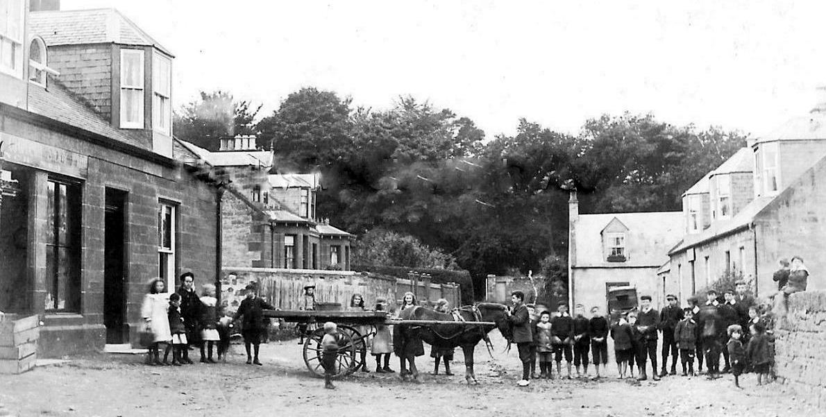 Tour Scotland: Old Photograph Bargany Road Dailly Scotland