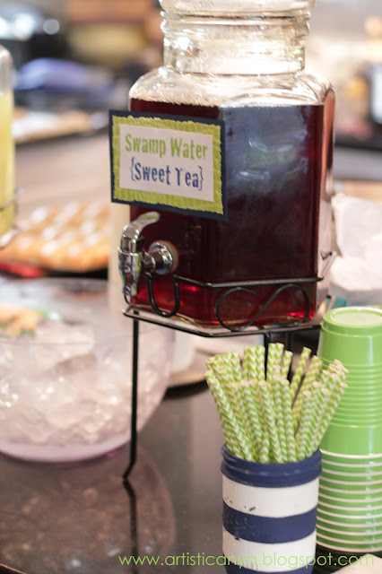 Artistic Anya Designs: Alligator Themed Baby Shower