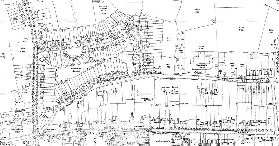 The Bournville Tenants Blog: Beginnings: The Tenants Estate in Old Maps