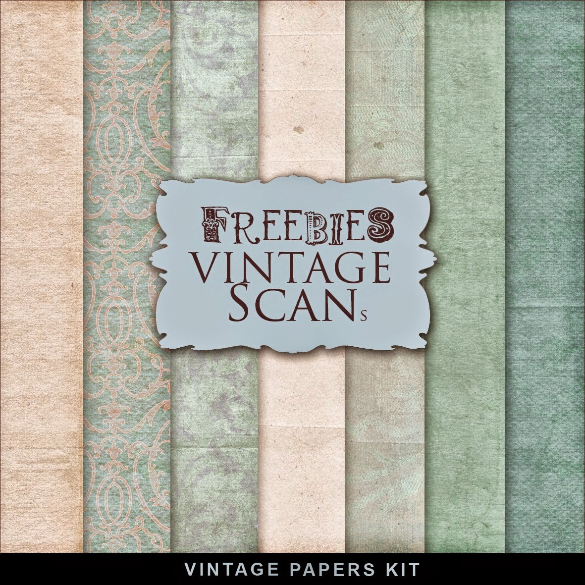 Freebies Kit of Vintage Style Papers :Far Far Hill - Free database of ...