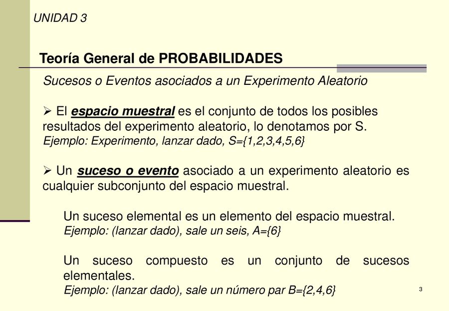 TEMA 7: Teoría de la Probabilidad