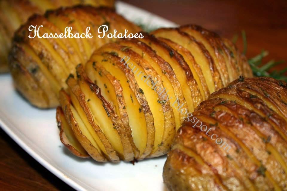 Fleur de Lolly: Hasselback Potatoes