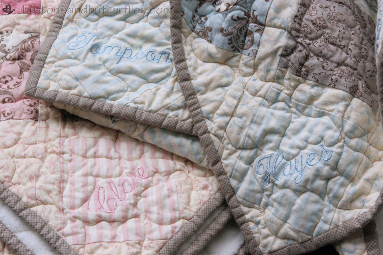 Buttons and Butterflies: Triple Lattice Quilts