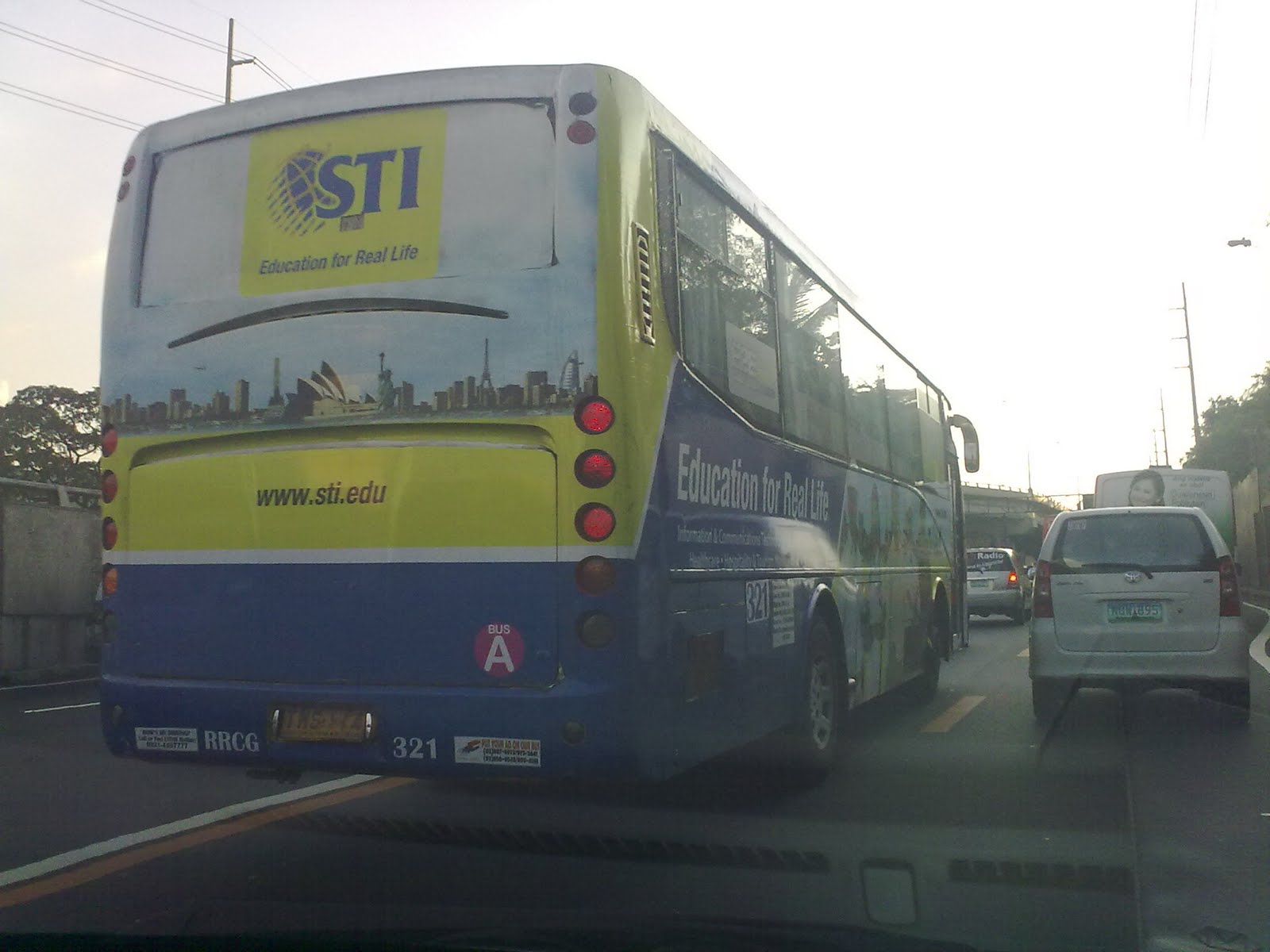 Bus Ads in the Philippines: STI
