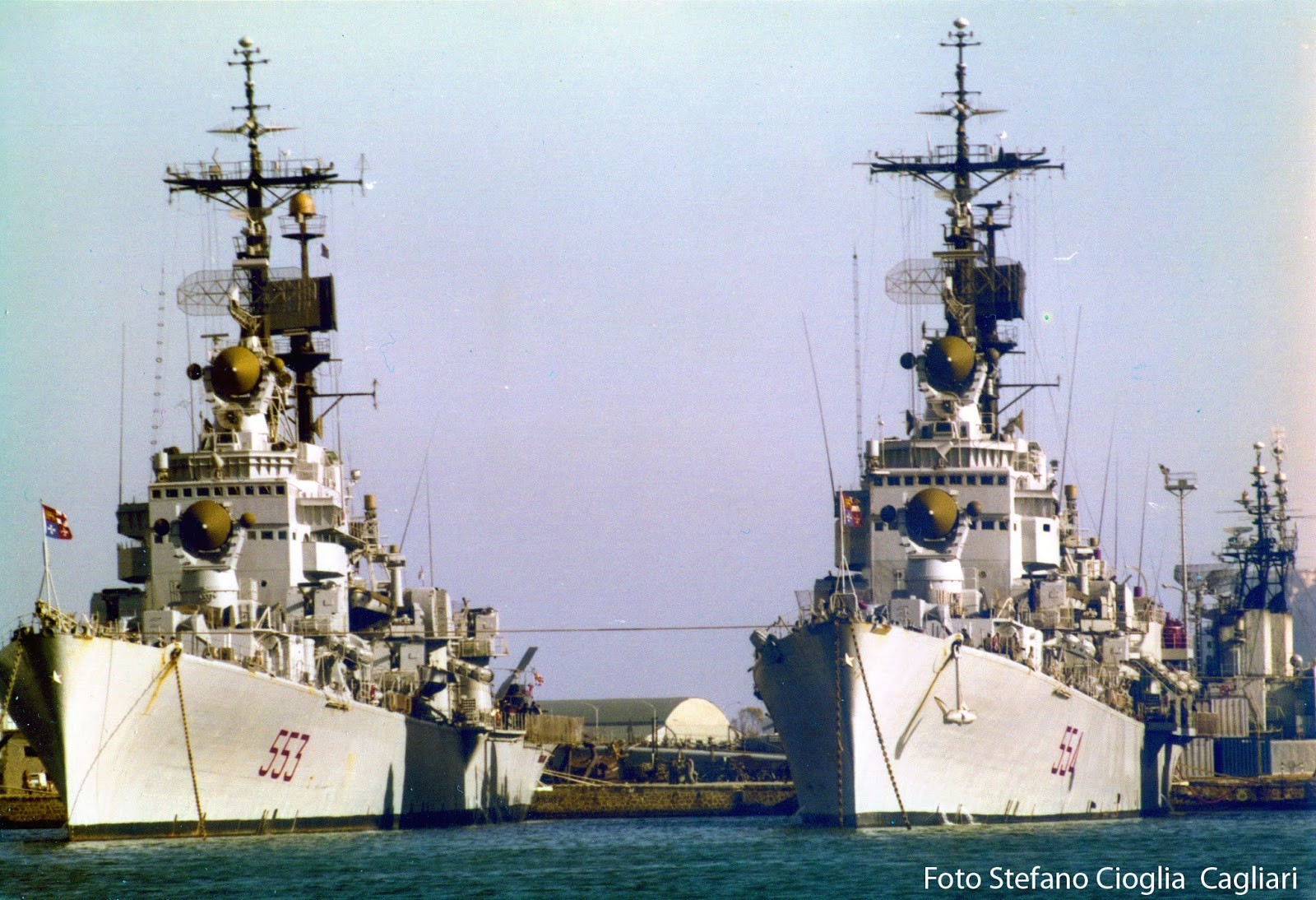 Naval Analyses: WARSHIPS OF THE PAST: Andrea Doria class helicopter ...