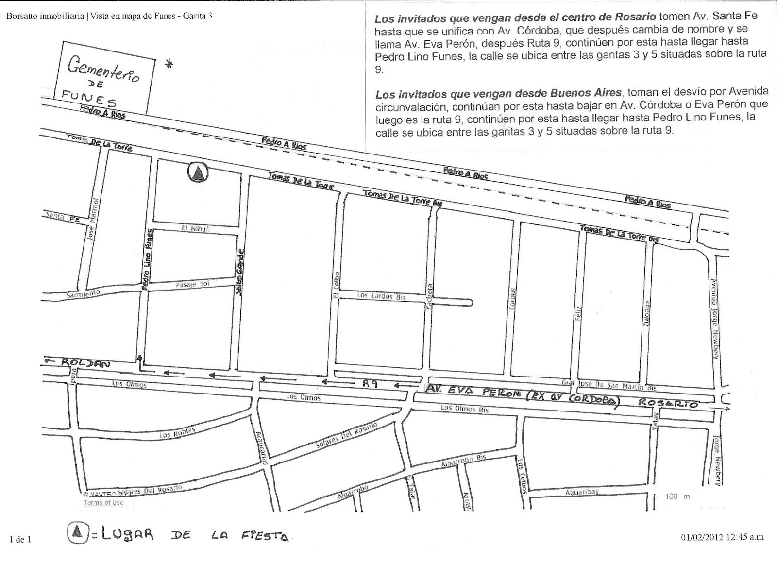Sí, acepto!!: Mapa del lugar