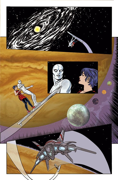 The Venom Site: silver surfer 4 unlettered preview
