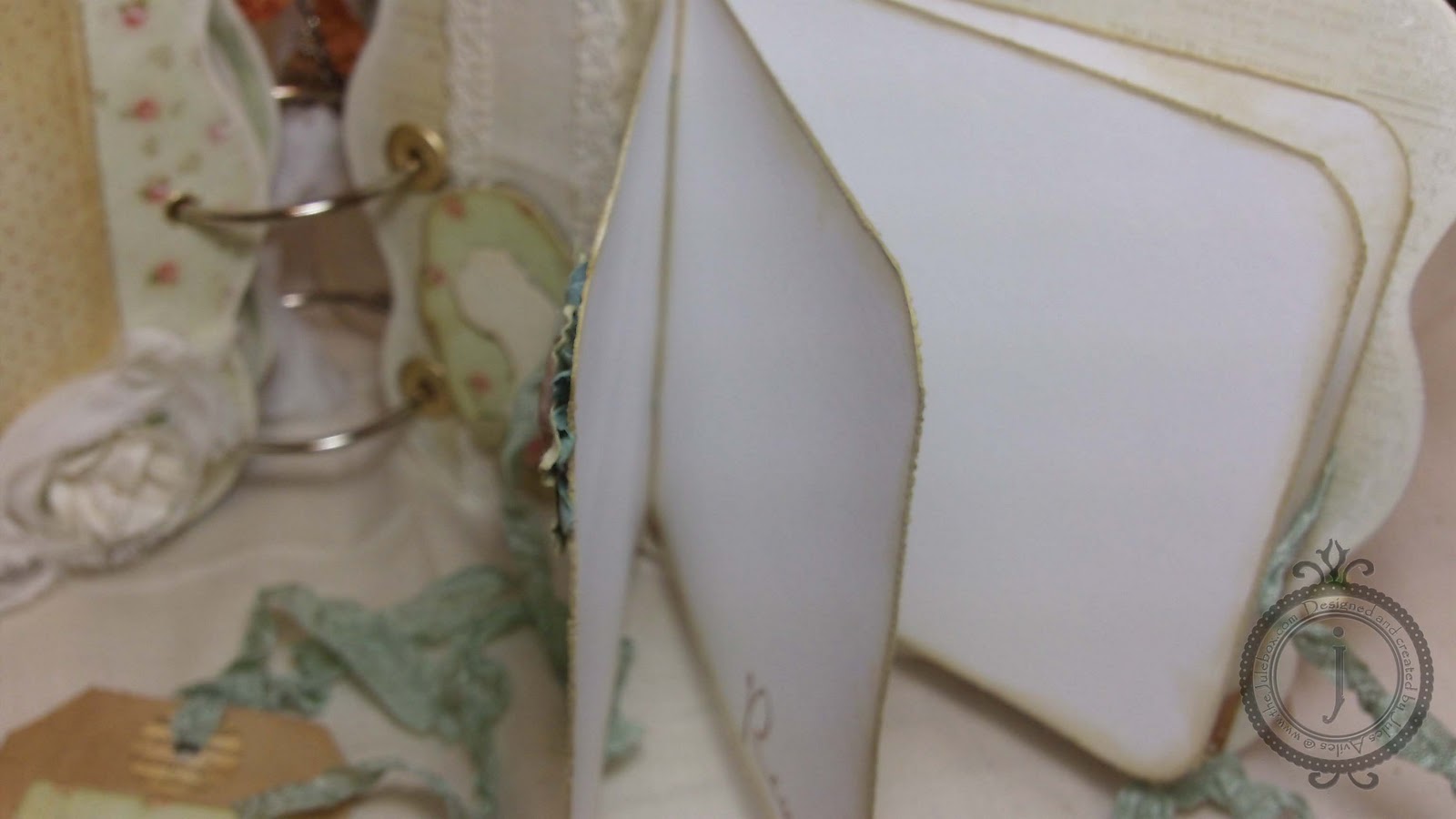 “Victorian Cameo” Album! Custom Accucut die! – The Jule Box Studios