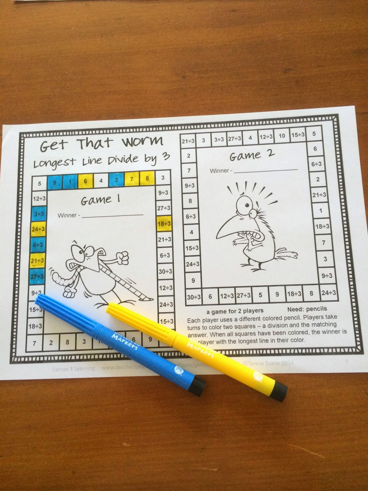 Fun Games 4 Learning: More NO PREP Math Games Freebies