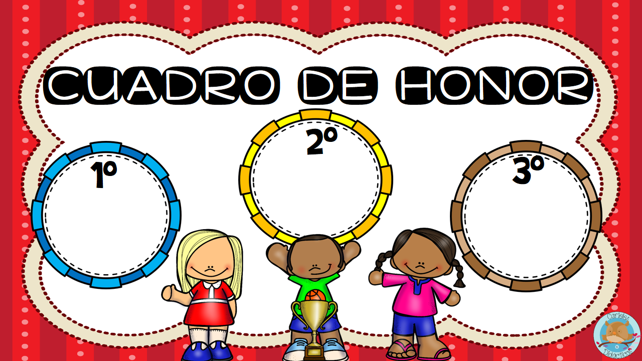 Fichas de Primaria: Cuadros de honor