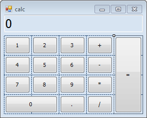 Visual Studio Applications: Simple Calculator tutorial Part 1 of 2 ...