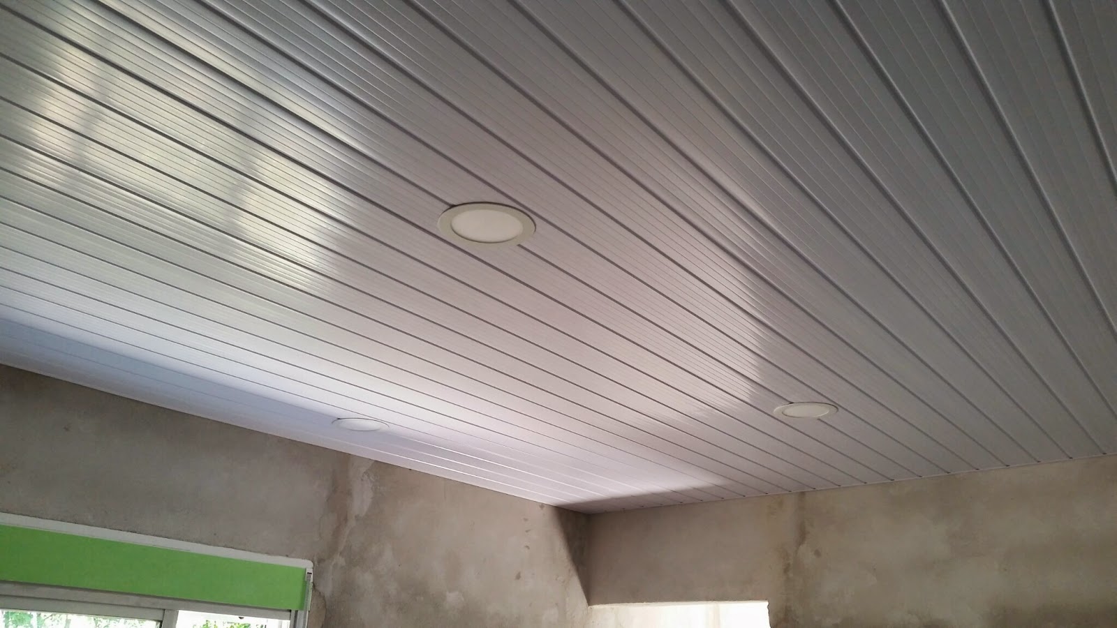 Cielorrasos en PVC - Uruguay: Cielo raso en pvc blanco para casa de 60 mts2