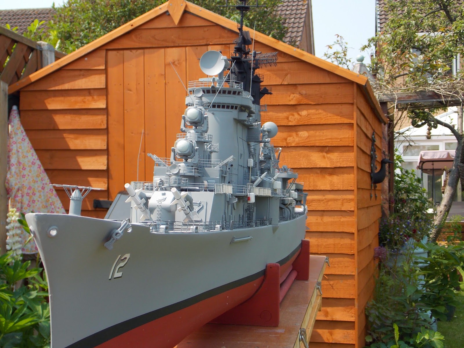 USS Columbus CG12: Completed Model