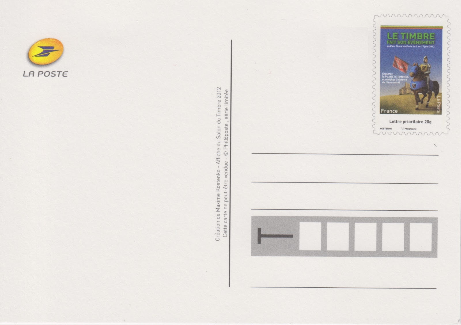 Blog philatélie: Cartes postales du Salon du Timbre