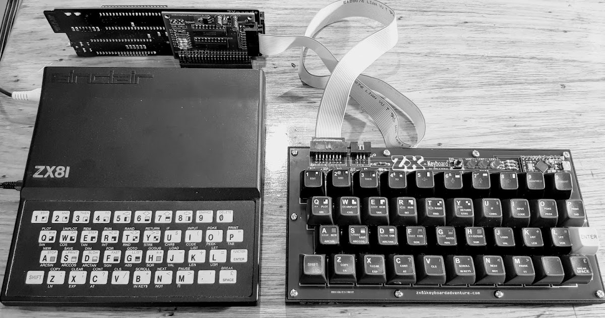 ZX81 Keyboard Adventure: ZX-Key, External Keyboard For ZX81s and Other ...