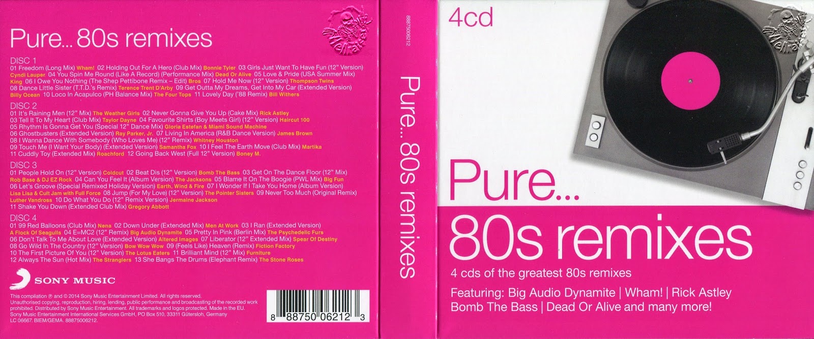 MUSICOLLECTION: PURE 80S REMIXES - 2014