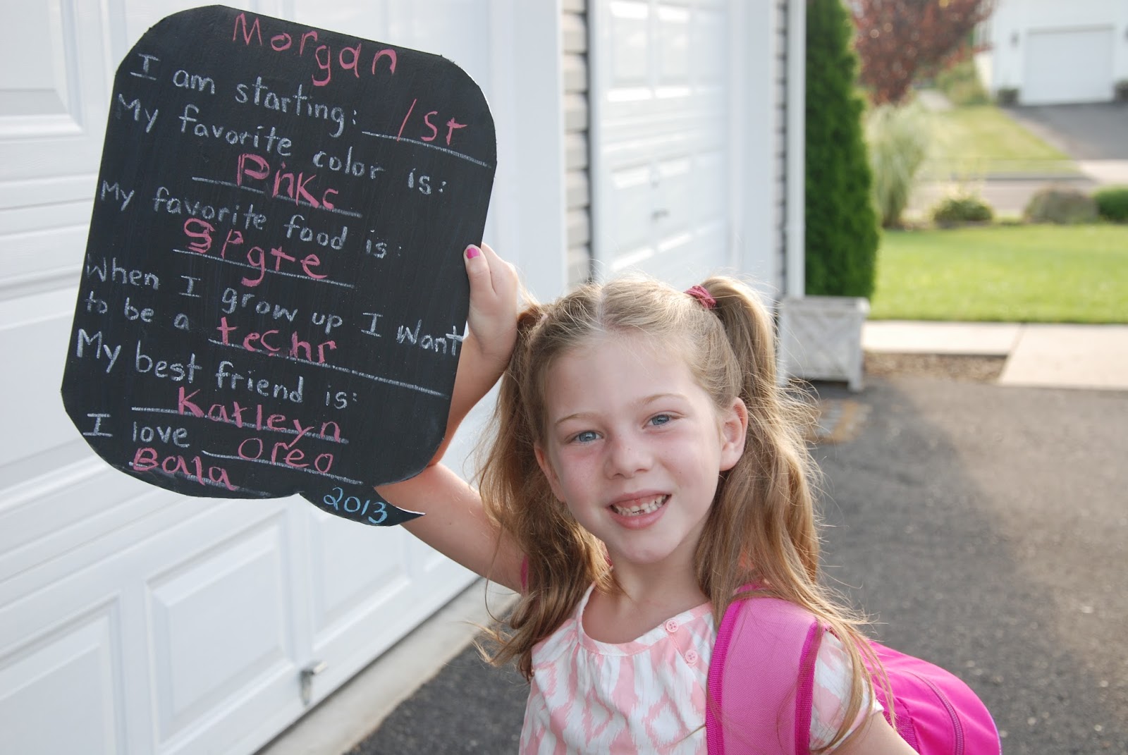 Busy Lee Family: Morgan's First Day of 1st Grade!!!