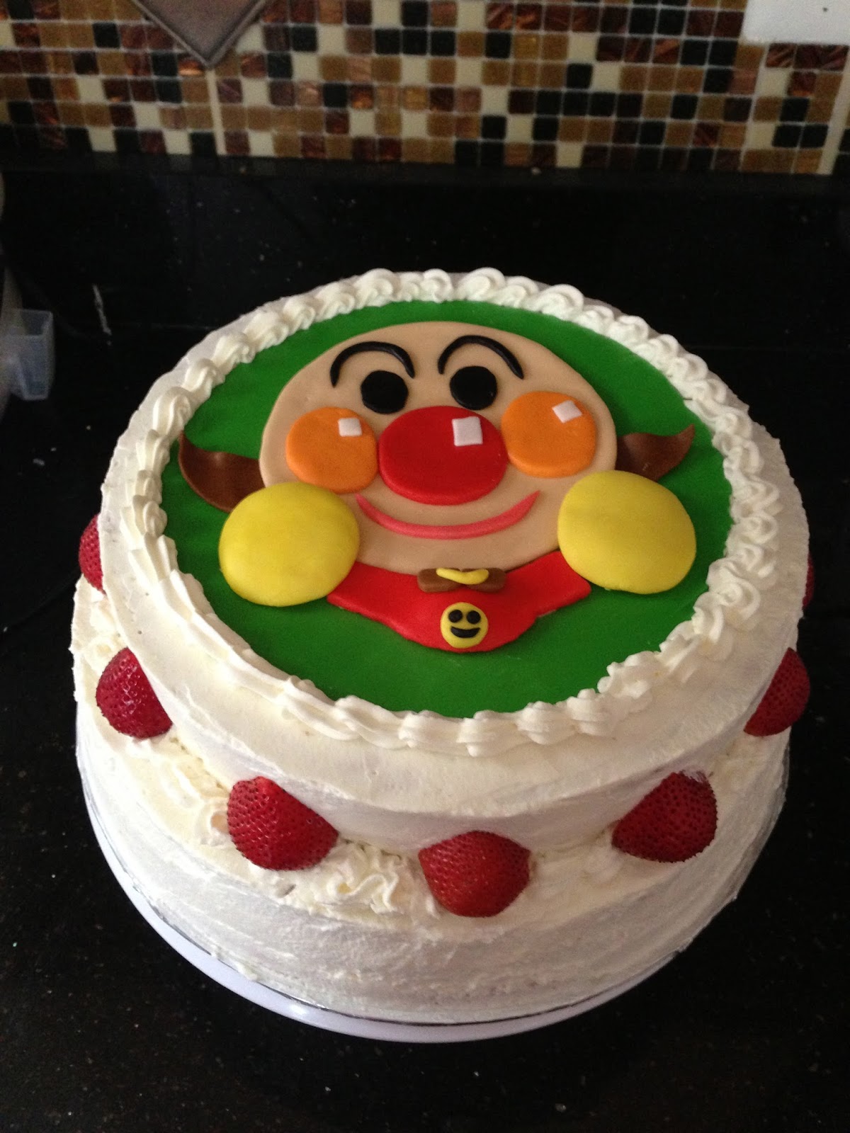 Anpanman Birthday Cake