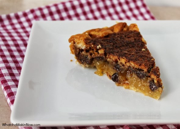 Whatcha Makin' Now?: Chocolate Pecan Pie (aka Dixie Pie)