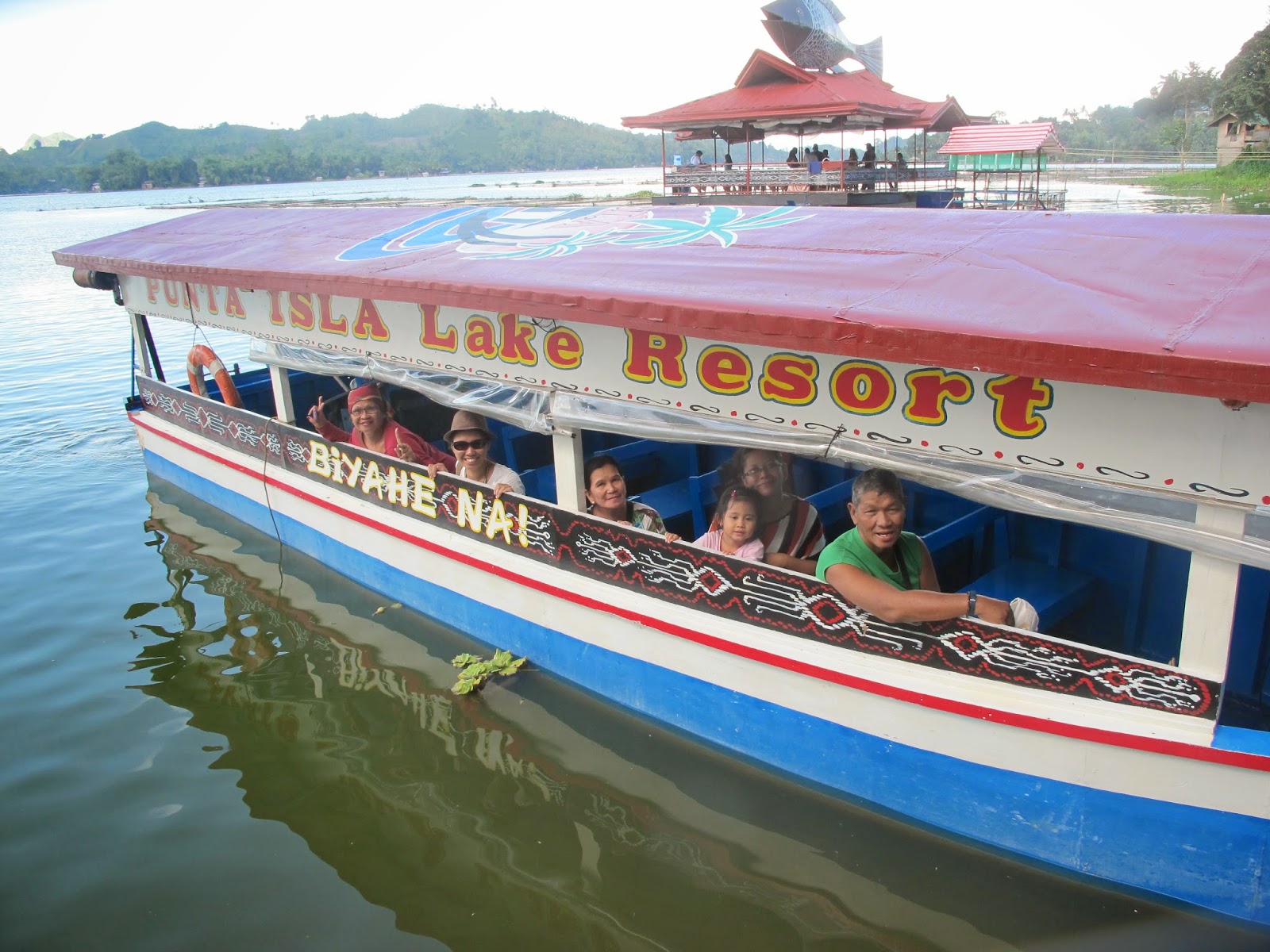 Boating around the lake from Punta Isla Lake Resort