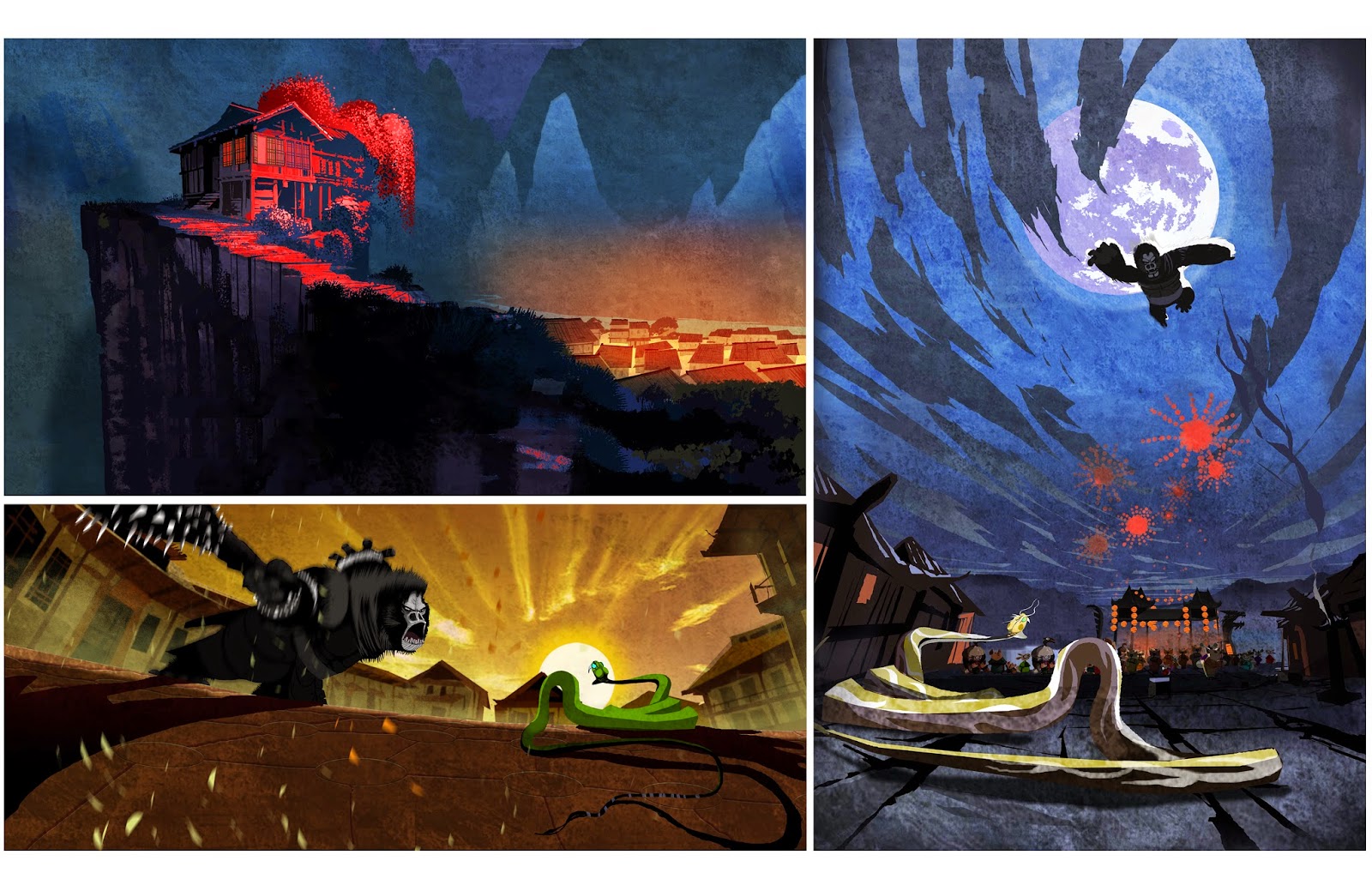 The art of : Art from Secrets of the Furious five