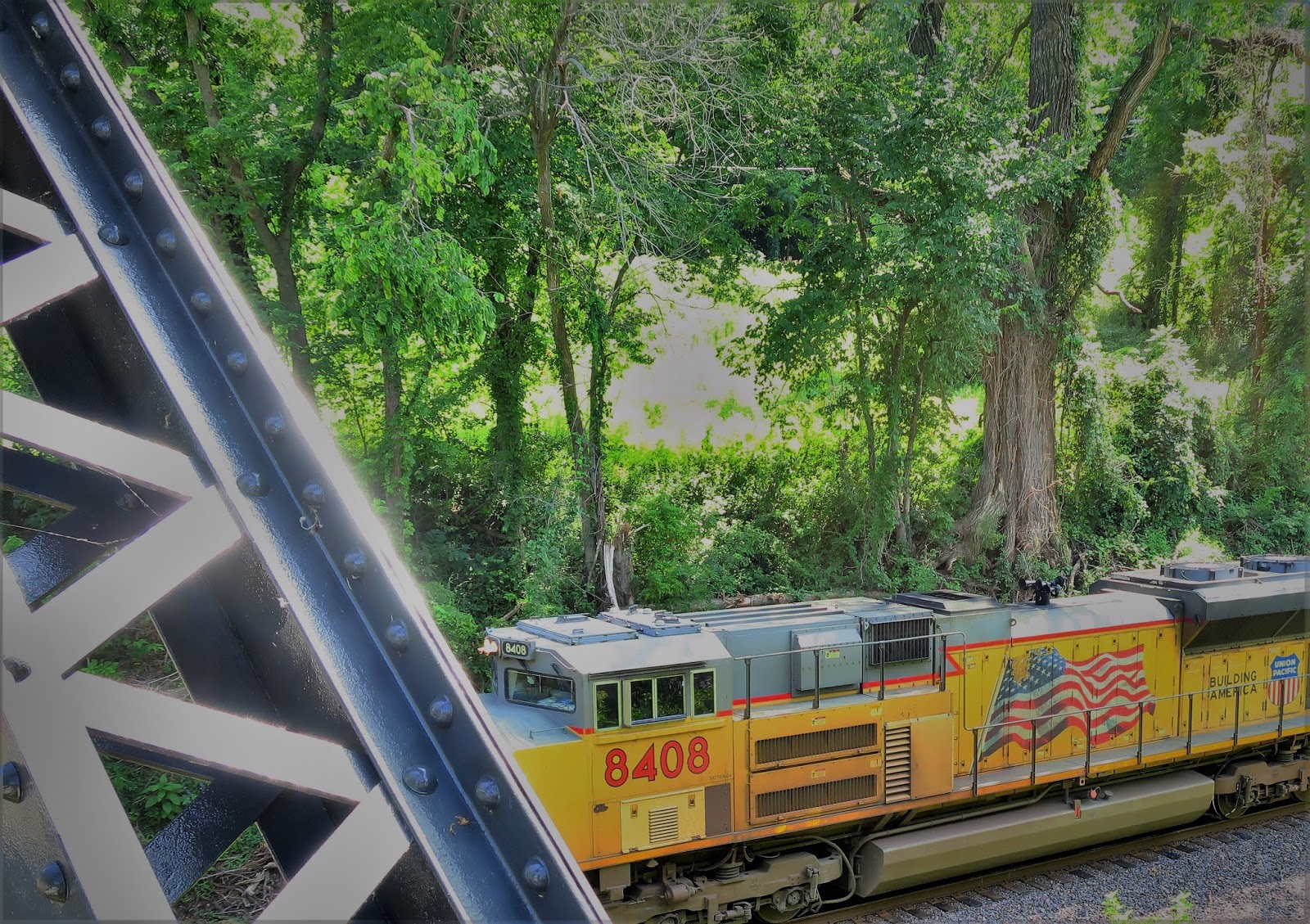 Living Rootless: Boonville, Missouri: Katy Bridge on a Hot-Hot Day