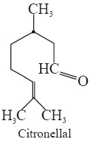 Aliphatic Terpene Aldehydes (Citral, Citronellal