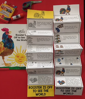 ROOSTER’S OFF TO SEE THE WORLD SEQUENCING CRAFT ~ Book Units by Lynn
