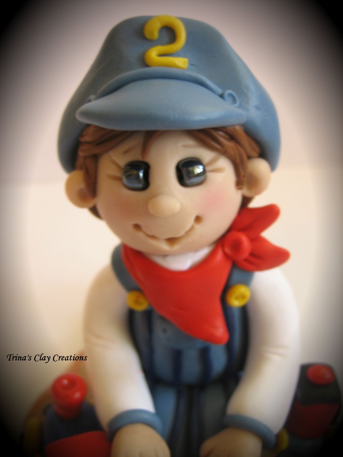 Trina's Trinketts: A Polymer Clay Train and Conductor