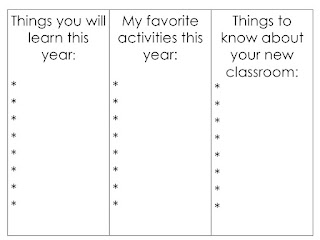 I Love My Classroom: End of Year Brochures Freebie