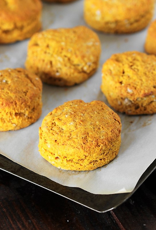 Pumpkin Biscuits {with Pecan-Honey Butter} | The Kitchen is My Playground