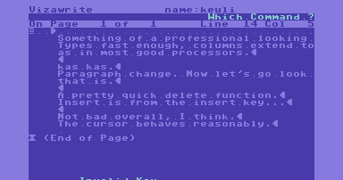 Old Machinery: Round up: Commodore 64 Text editors and word processors