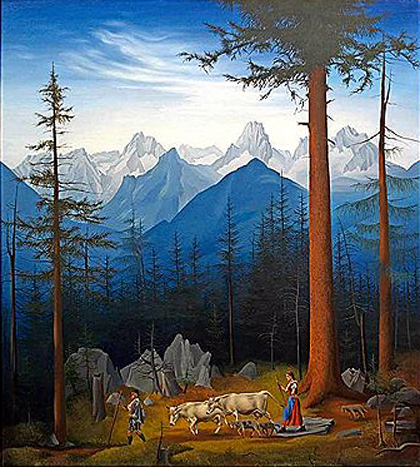 In der Mitte von Österreich ist das Stodertal: Der Maler Robert Angerhofer