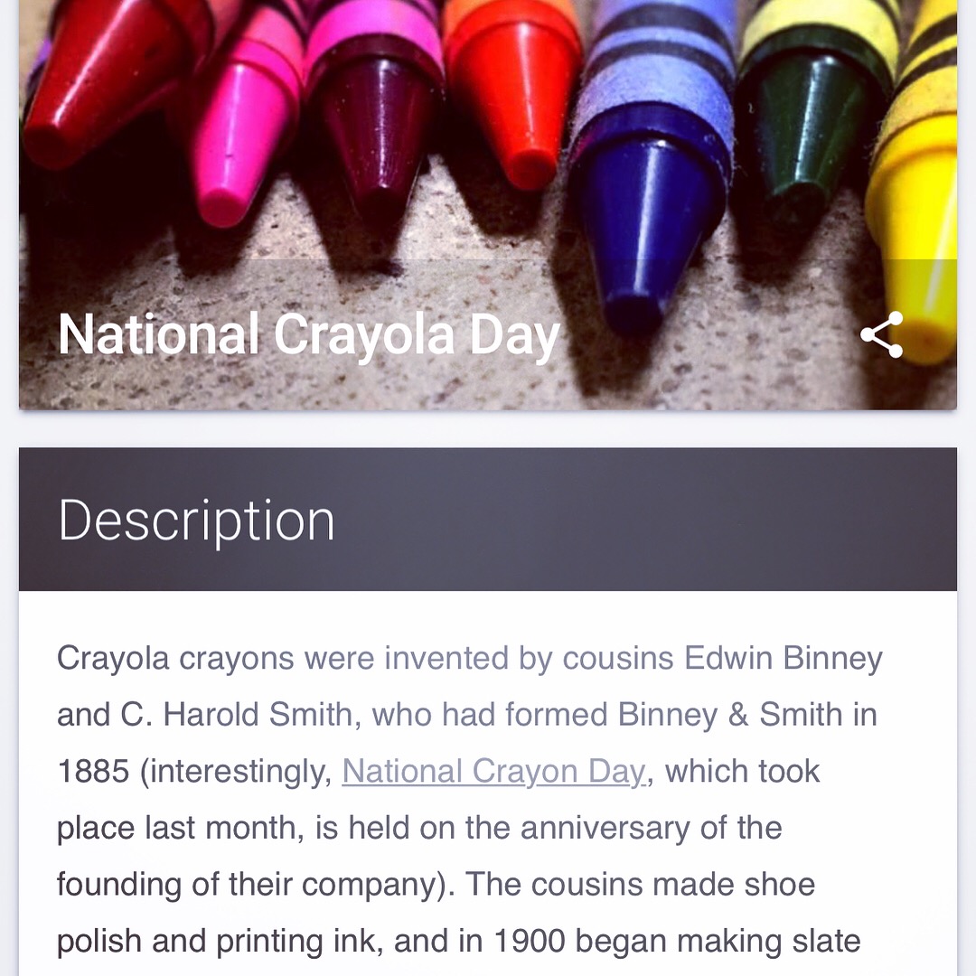 Getting Crafty with Jamie: Messy Creative Fun (National Crayola Day ...