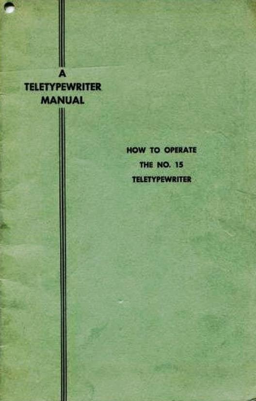 Taipei Signal Army: The Model 15 By Teletype Corporation: The Machine ...