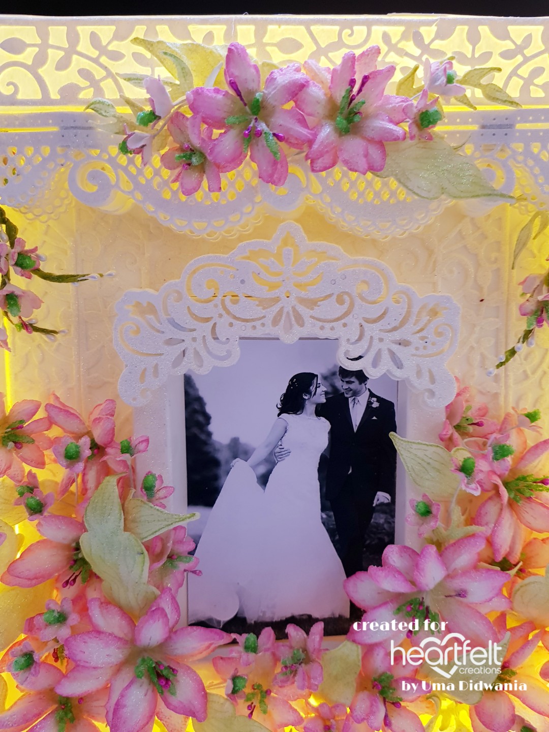 Little Rosebud craft: WEDDING FRAME