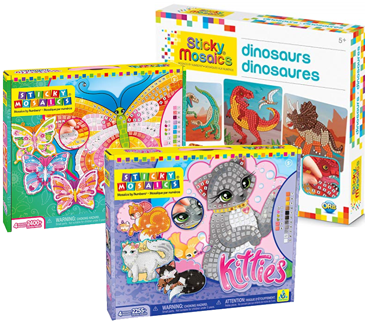 The Playful Otter: Sticky Mosaics