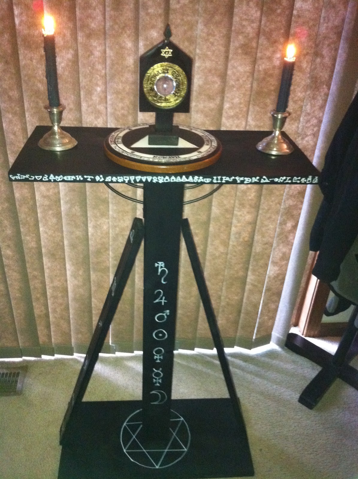 A Magician's Workings: The Planetary Spirit Altar for the Trithemius Table