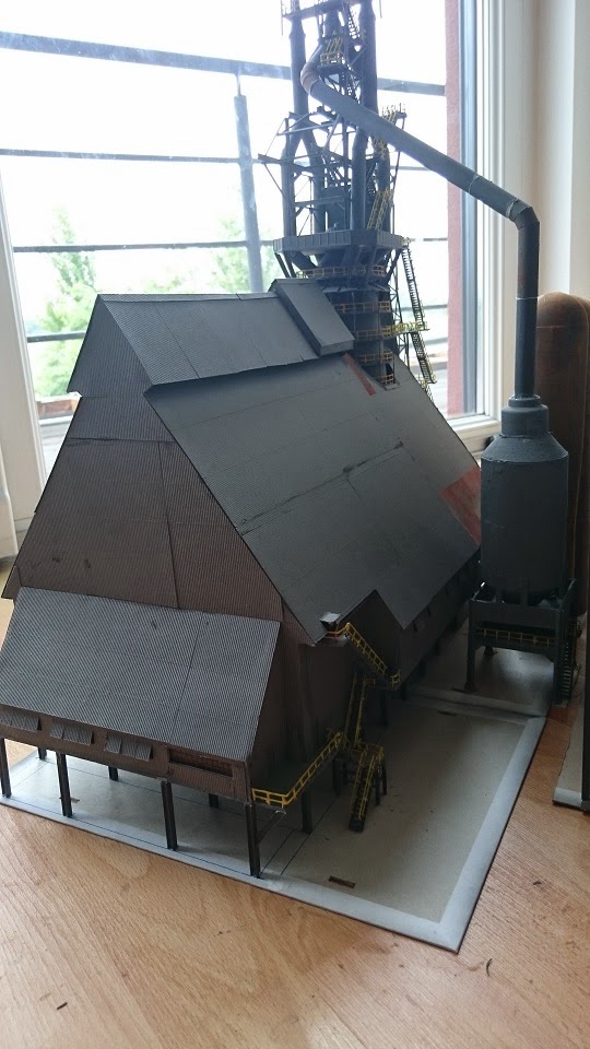 Custom N scale Steel mill | Model Train Forum