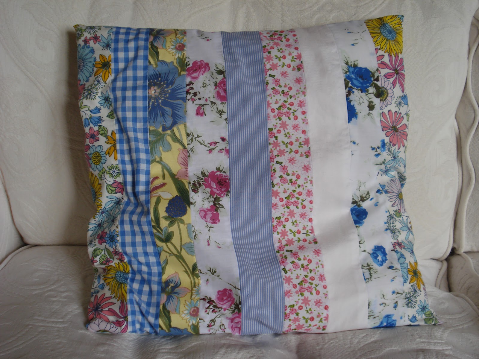 Stitches and Seeds: Patchwork stripes