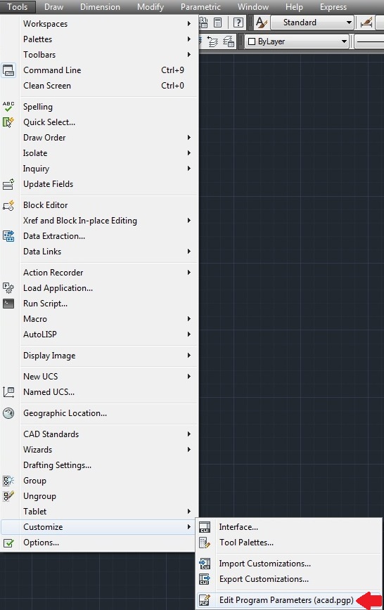 CADBlog: Como Personalizar os comandos do AutoCAD