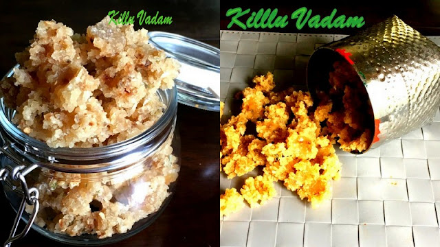 Madappalli - Temple's Kitchen: 491:Killu Vadam/ Left over Rice Fryums ...
