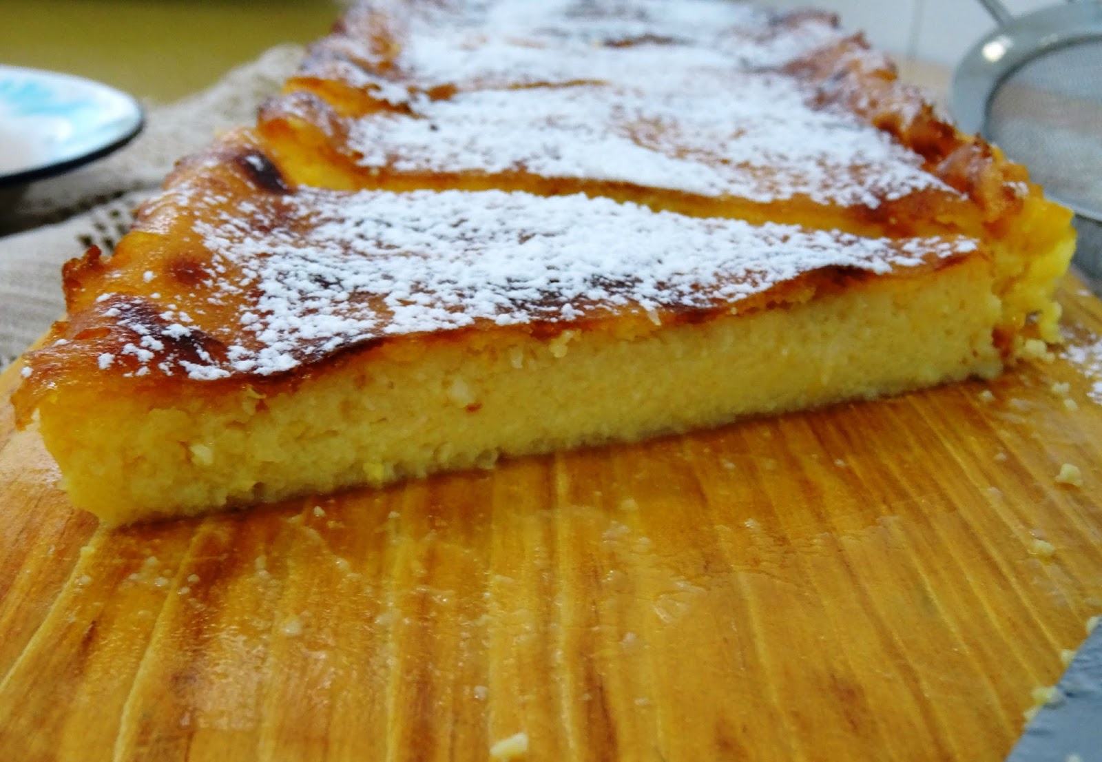 Ponto de Rebuçado Receitas: Queijada de laranja e amêndoa (sem gluten)