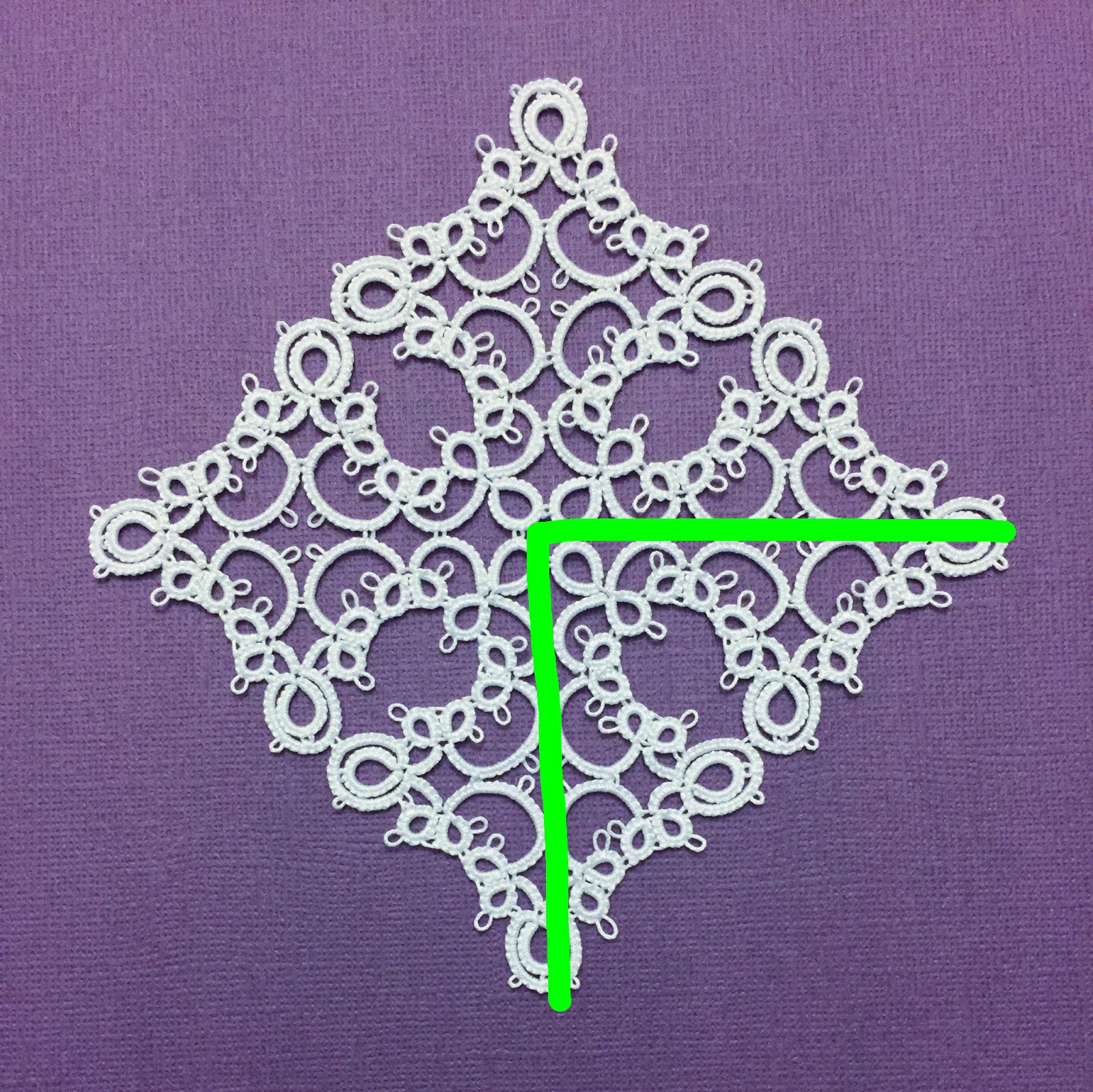 Tatting by the Bay: Hidden Square