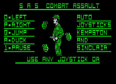 VGJUNK: SAS COMBAT ASSAULT (ZX SPECTRUM)