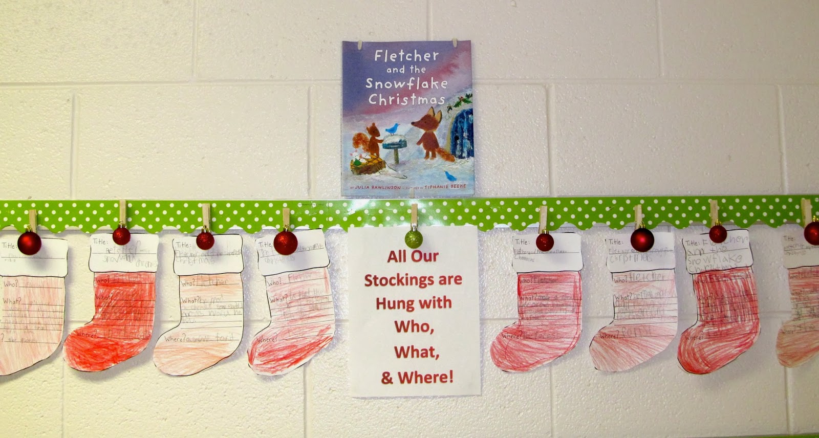 2 Happy Teachers: All the Stockings are Hung with Who, What and Where!