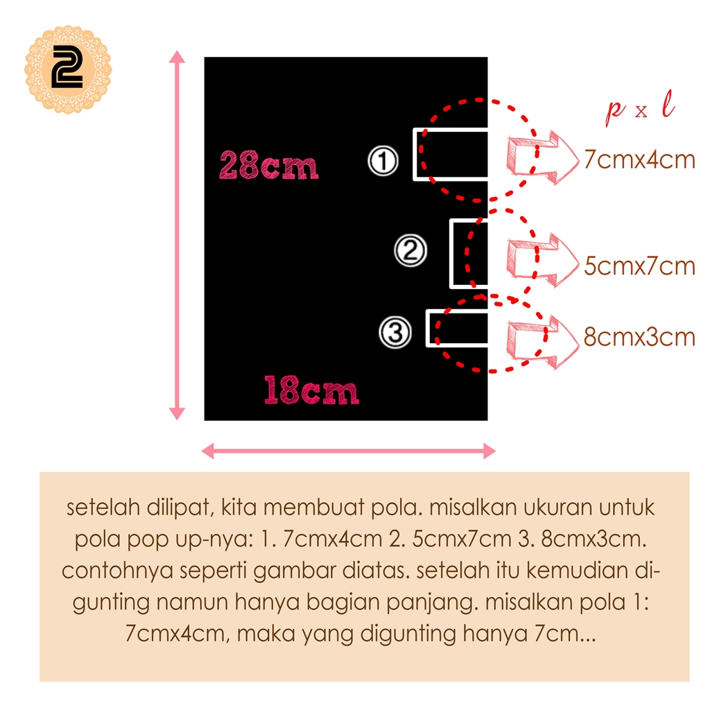 membuat scrapbook: how to make a pop up card - SCRAPTERRA
