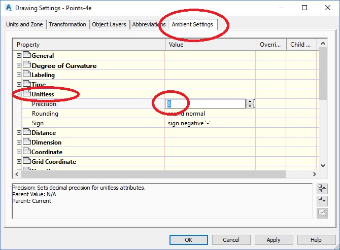 Tim's Civil 3D blog: How to change precision of scale factor for ground ...