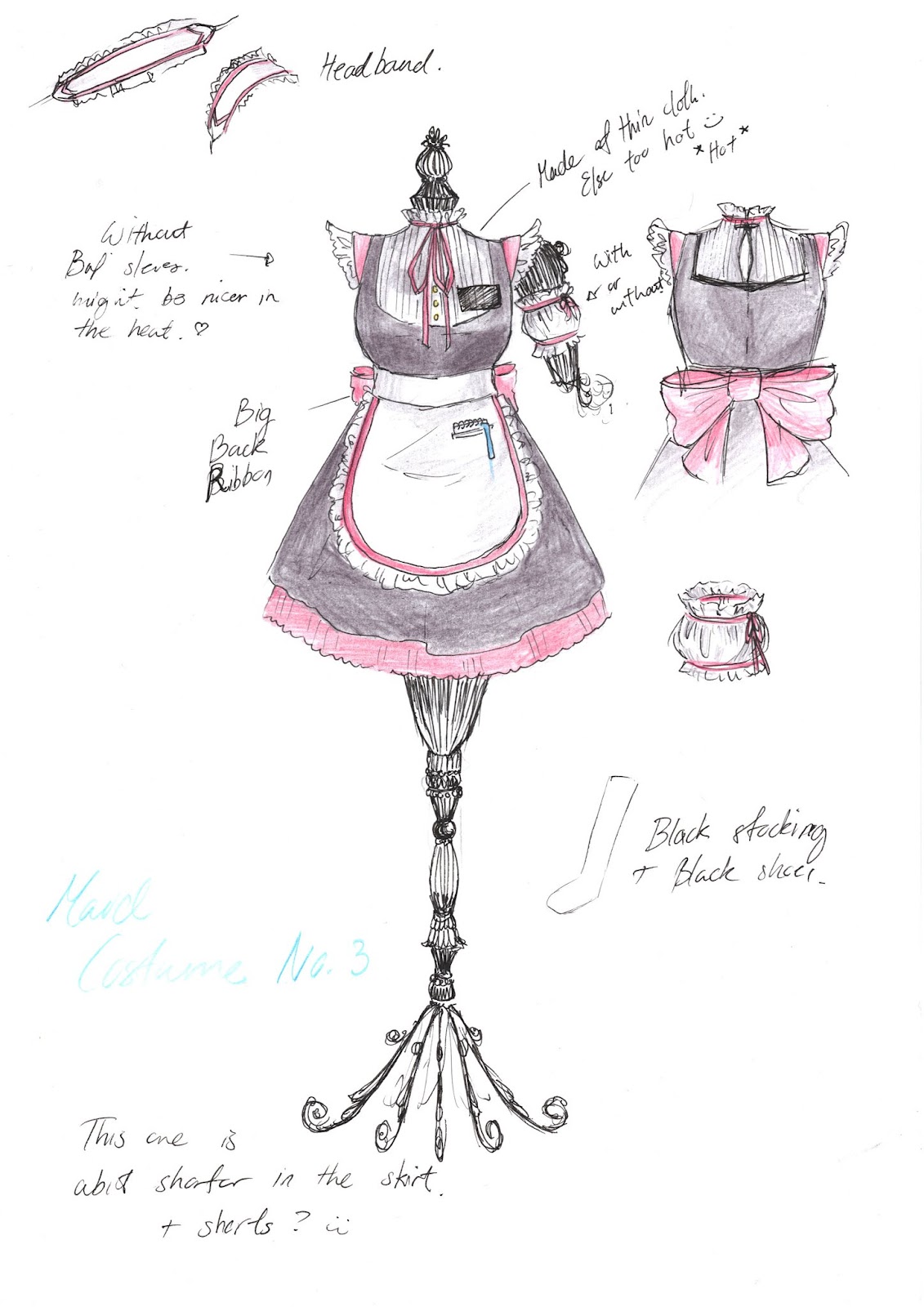 Craft Babe: Maid dresses and Morrigan