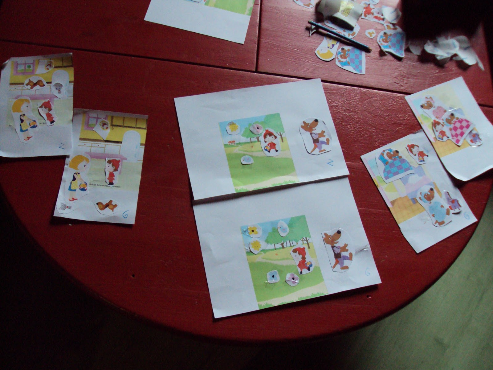 nounou Pascale: les petits chaperons rouges